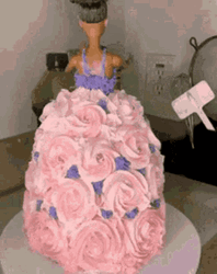 Happy Birthday Princess Cake Spin GIF | GIFDB.com