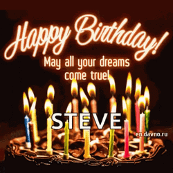 Happy Birthday Wishes For Steve GIF | GIFDB.com
