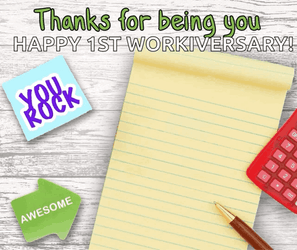 Happy Boss Day First Workversary GIF | GIFDB.com