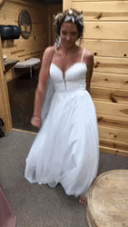 Happy Bride Dancing GIF | GIFDB.com