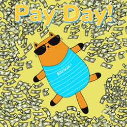 Happy Cartoon Cat Payday GIF | GIFDB.com