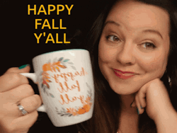 Happy Fall Yall In Colour Changing Background GIF | GIFDB.com