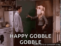 Happy Gobble Gobble Dancing Turkey Head GIF | GIFDB.com