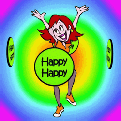 Happy Woman Happy Happy Joy Joy GIF | GIFDB.com