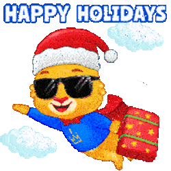 Happy Holidays Christmas Holidays Sticker GIF | GIFDB.com
