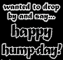 Happy Hump Day Text Art GIF | GIFDB.com