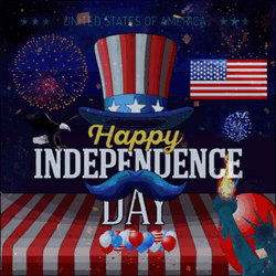Happy Independence Day Artwork GIF | GIFDB.com