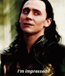Happy Loki I'm Impressed GIF | GIFDB.com