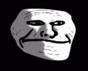 Happy Meme Troll Face GIF | GIFDB.com