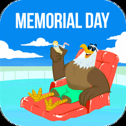 Happy Memorial Day Soldiers American Flag Up Victory GIF | GIFDB.com