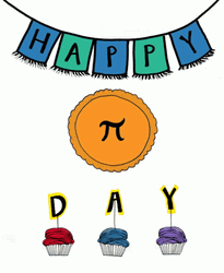 Happy Pi Day Animated Greeting GIF | GIFDB.com