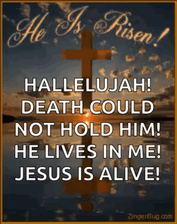 Happy Resurrection Day Jesus Is Alive GIF | GIFDB.com