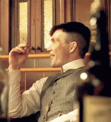Happy Smoking Thomas Shelby Peaky Blinders GIF | GIFDB.com