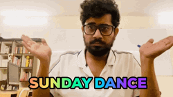 Happy Sunday Morning Sunday Dance Rahul Basak GIF | GIFDB.com