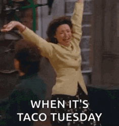 Happy Taco Tuesday Happy Dancing Girl GIF | GIFDB.com