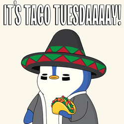 Happy Taco Tuesday Penguins Tacos Day GIF | GIFDB.com