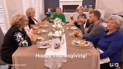 Happy Thanksgiving Family Dinner Get Together GIF | GIFDB.com