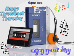 Happy Throwback Thursday Music Walkman GIF | GIFDB.com
