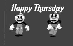 Happy Thursday Funny Vintage Robots Dancing GIF | GIFDB.com