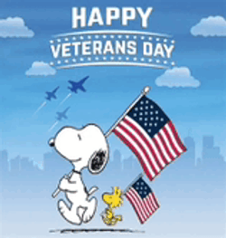 Happy Veterans Day Snoopy Meme GIF | GIFDB.com