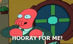 Futurama Zoidberg Furious Run GIF | GIFDB.com