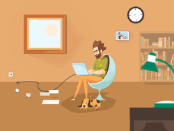 Hard Work Day And Night Animation GIF | GIFDB.com