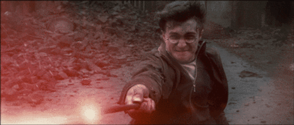 Harry Potter Magic Wand GIF | GIFDB.com