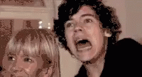 Harry Styles Screaming Meme GIF | GIFDB.com