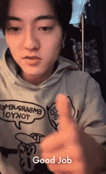 Haruto Treasure Thumbs Up Good Job Meme GIF | GIFDB.com