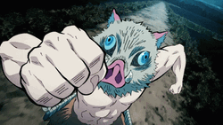 Hashibira Inosuke Running Fast GIF | GIFDB.com