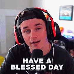 Have A Blessed Wednesday Streamer Russ GIF | GIFDB.com