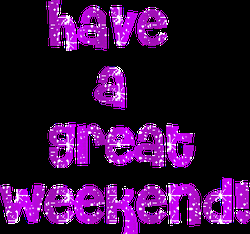 Have A Great Weekend Pink Glitters Sparkling GIF | GIFDB.com