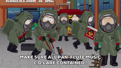 Hazmat Suit Cartoons Cleaning Up GIF | GIFDB.com