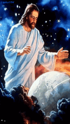 Jesus Raised Fist Animation He Has Risen GIF | GIFDB.com