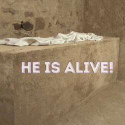 He Is Risen Bible Verse GIF | GIFDB.com