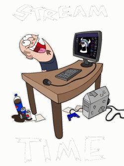 Head Desk Stream Time GIF | GIFDB.com