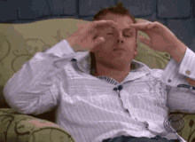 Head In Hands Headache Oh No GIF | GIFDB.com