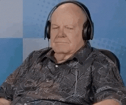 Headphones Bald Man Grooving GIF | GIFDB.com