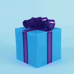 Heart Blue Gift Box GIF | GIFDB.com