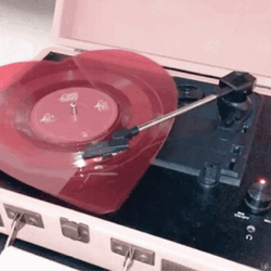 Heart Shaped Vinyl Broken Record GIF | GIFDB.com
