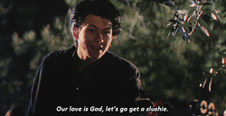 Heathers Jason Dean Slushie GIF | GIFDB.com
