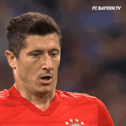 Heavy Breathing Robert Lewandowski GIF | GIFDB.com