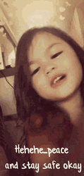 Hehe Peace And Stay Safe Okay GIF | GIFDB.com