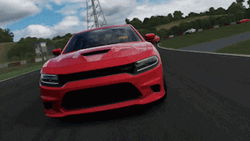 Hellcat Sports Car Highway GIF | GIFDB.com