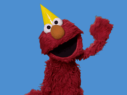 Hello Friends New Sesame Street Elmo Waving GIF | GIFDB.com