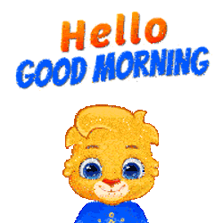 Hello Good Morning Hi Good Morning Sticker GIF | GIFDB.com