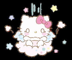 Blushing Hello Kitty Note GIF | GIFDB.com
