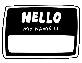 Hello My Name Is Nametag GIF | GIFDB.com