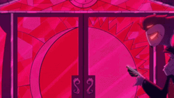 Helluva Boss Stola Holding Phone While Walking Sad GIF | GIFDB.com