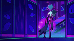 Helluva Boss Stola Shocked While Walking GIF | GIFDB.com